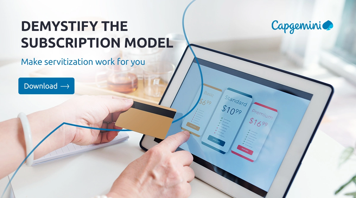 Demystify the subscription model - Capgemini Canada - English