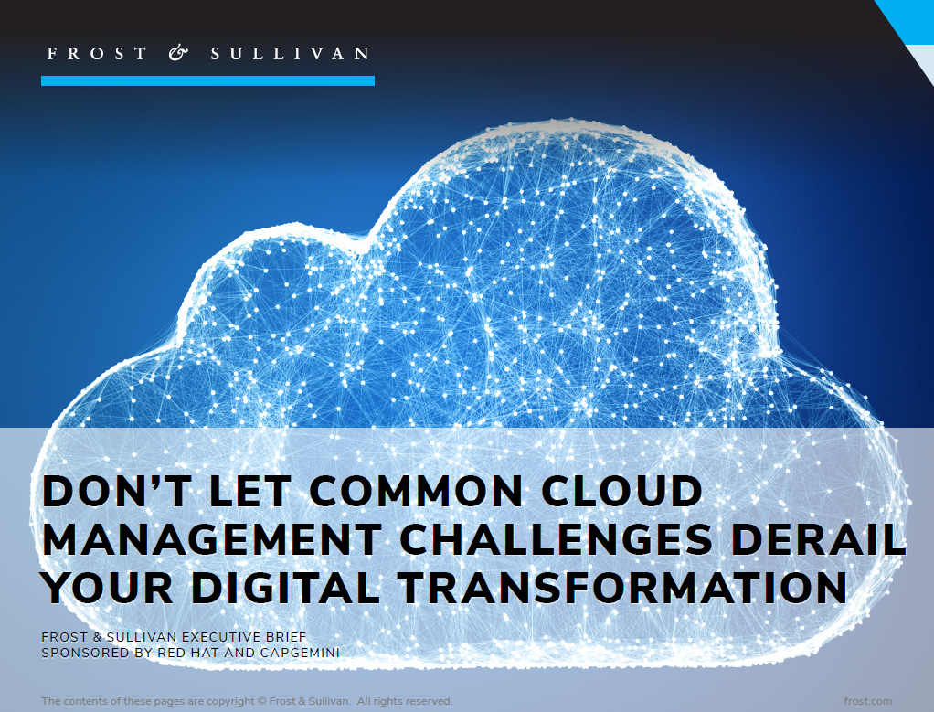 Don’t Let Common Cloud Management Challenges Derail Your Digital Transformation - Capgemini ...