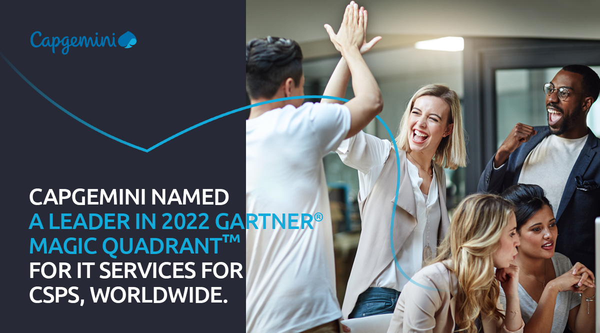 Capgemini Recognized as a Leader in 2022 Gartner® Magic Quadrant™ for IT Services for ...