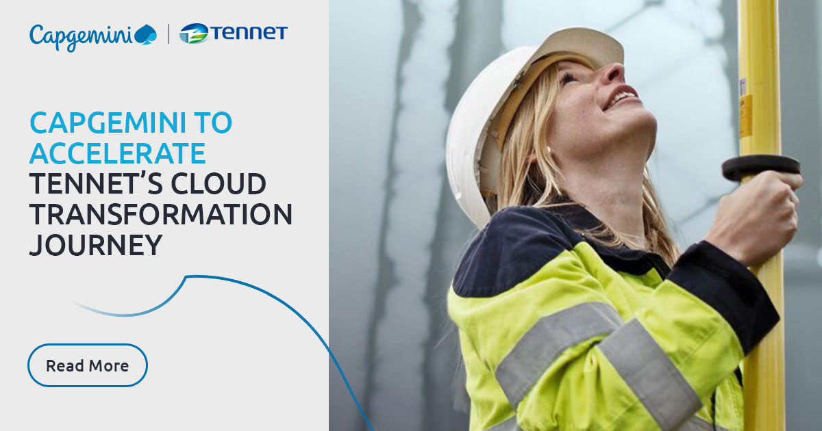Capgemini signe un accord de longue durée avec TenneT pour accélérer sa ...