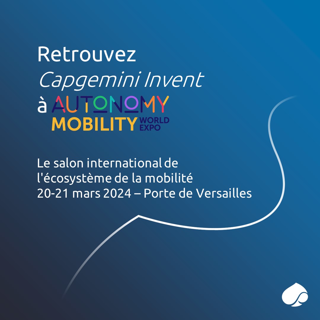 Autonomy Mobility World Expo - Capgemini France