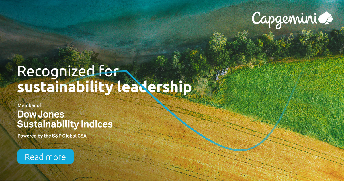 Capgemini joins the Dow Jones Sustainability Index (DJSI) Europe ...