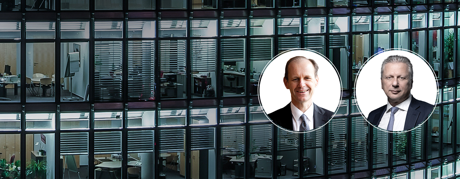 Shayne Elliott, CEO, ANZ in discussion with Aiman Ezzat, CEO, Capgemini ...