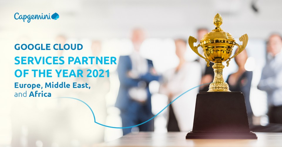 Capgemini Wins Google Cloud Services Partner of the Year Award for EMEA - Capgemini
