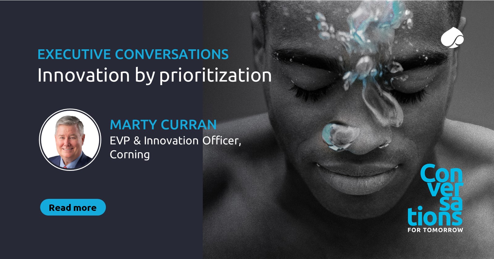 Discussion with Marty Curran, Executive Vice-President & Innovation Officer, Corning - Capgemini