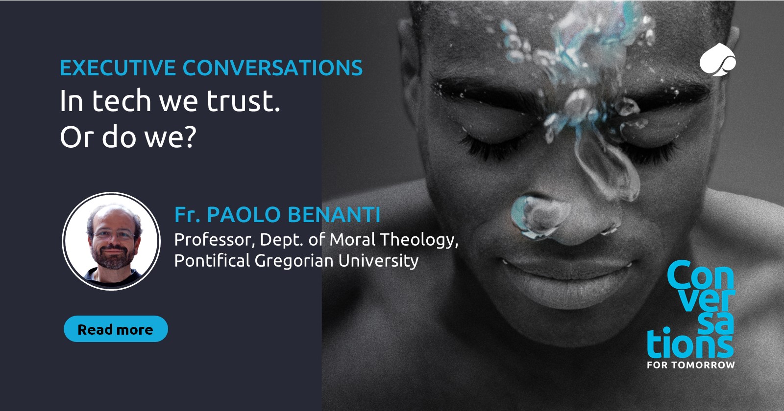 Discussion with Father Paolo Benanti, professor at Pontifical Gregorian ...