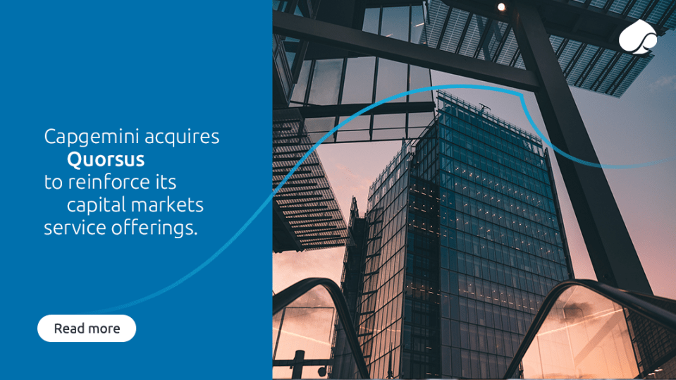 Quorsus社を買収し、資本市場向けサービスを強化 - Capgemini Japan
