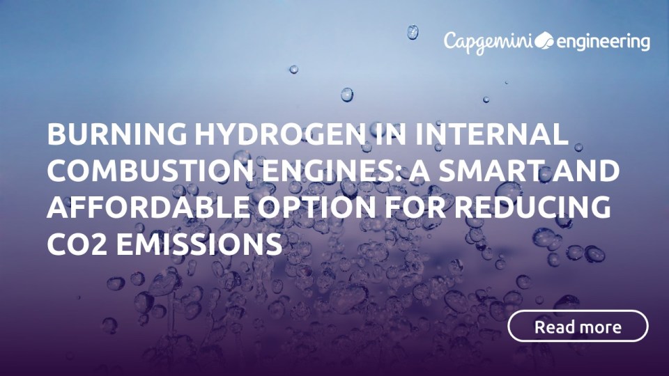 Burning hydrogen in internal combustion engines: a smart and affordable ...