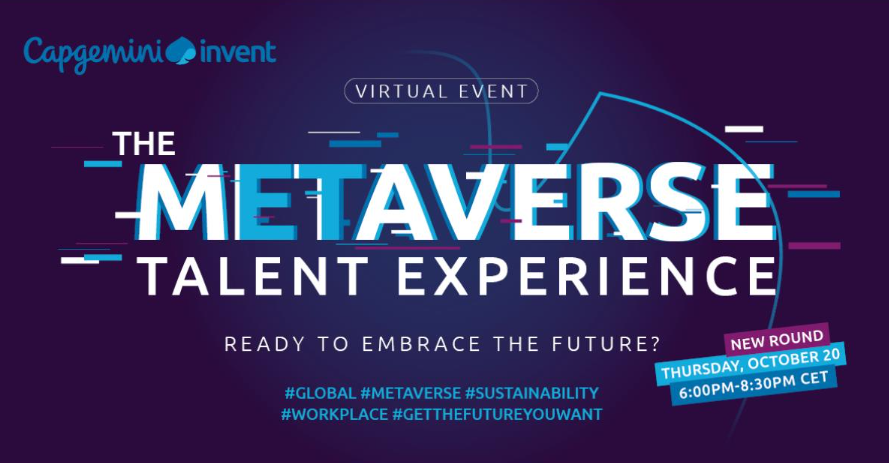 Virtual event: Metaverse talent experience - Capgemini