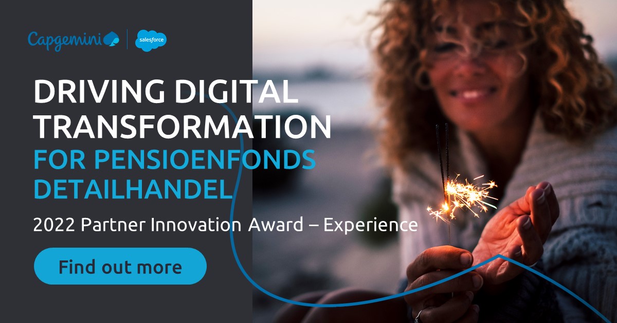 Capgemini wins 2022 Salesforce Partner Innovation Award - Capgemini