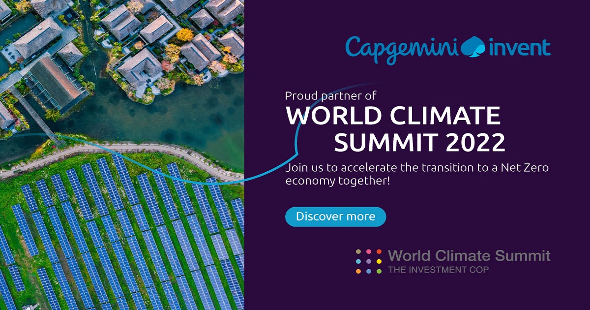 World Climate Summit 2022 - Capgemini