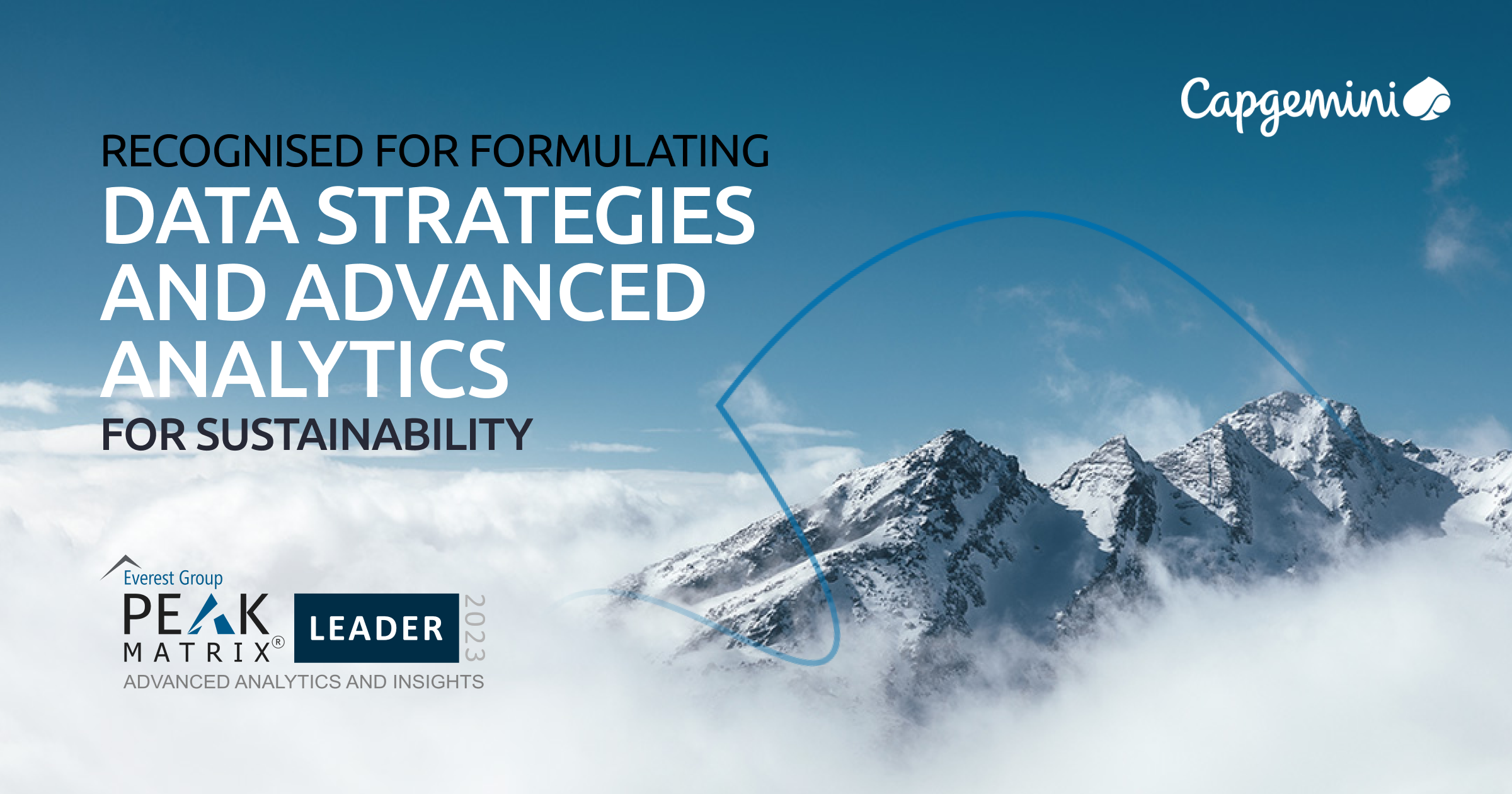 Everest Group names Capgemini “Leader” in the Advanced Analytics and Insights (AA&I) Services ...