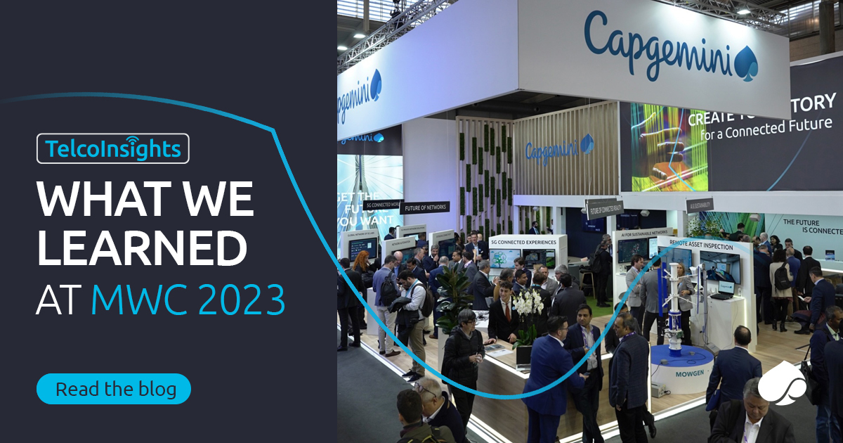 What we learned at MWC Barcelona 2023 - Capgemini
