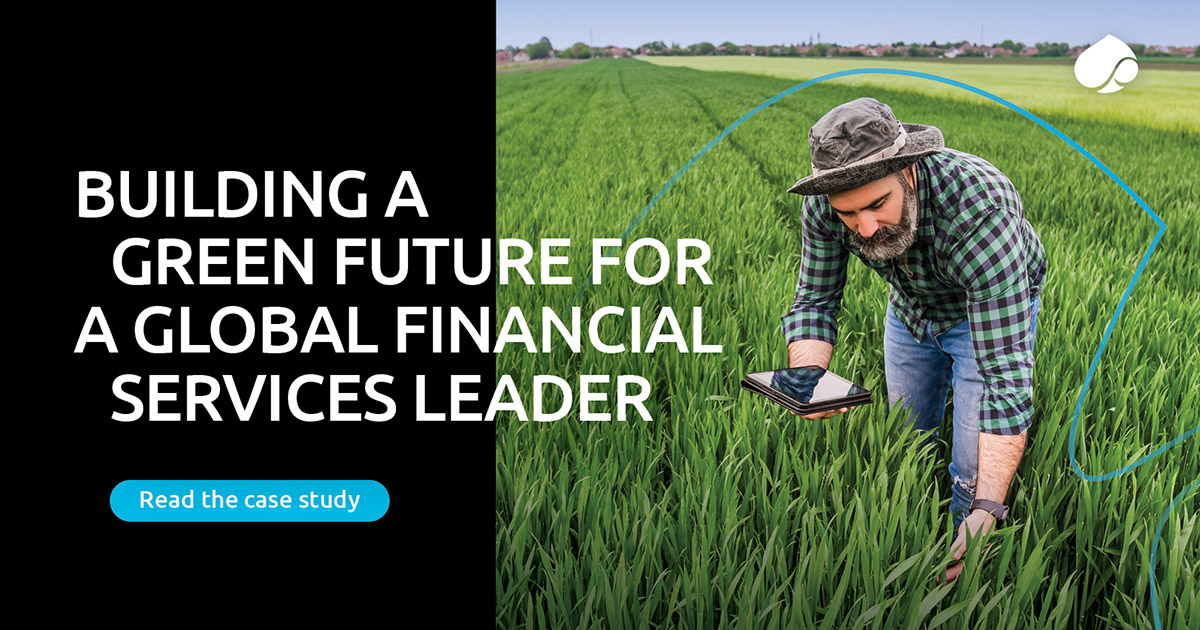 Building a green future for a global financial services leader - Capgemini