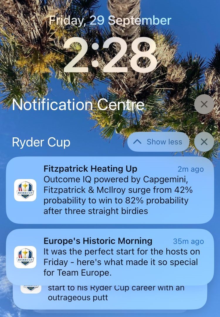 Putting AI into the Ryder Cup - Capgemini