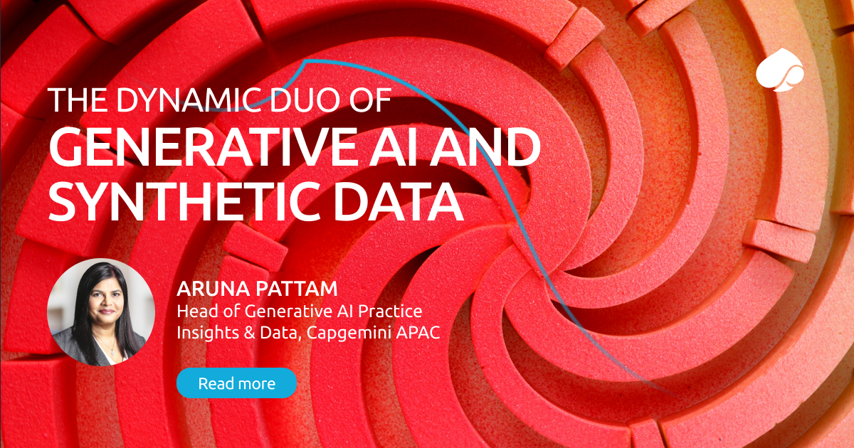 Transforming the data terrain through generative AI and synthetic data ...