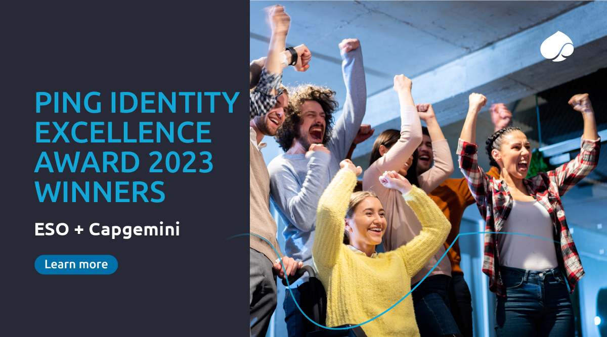 Named customer experience champions at Ping Identity Excellence Awards 2023 - Capgemini