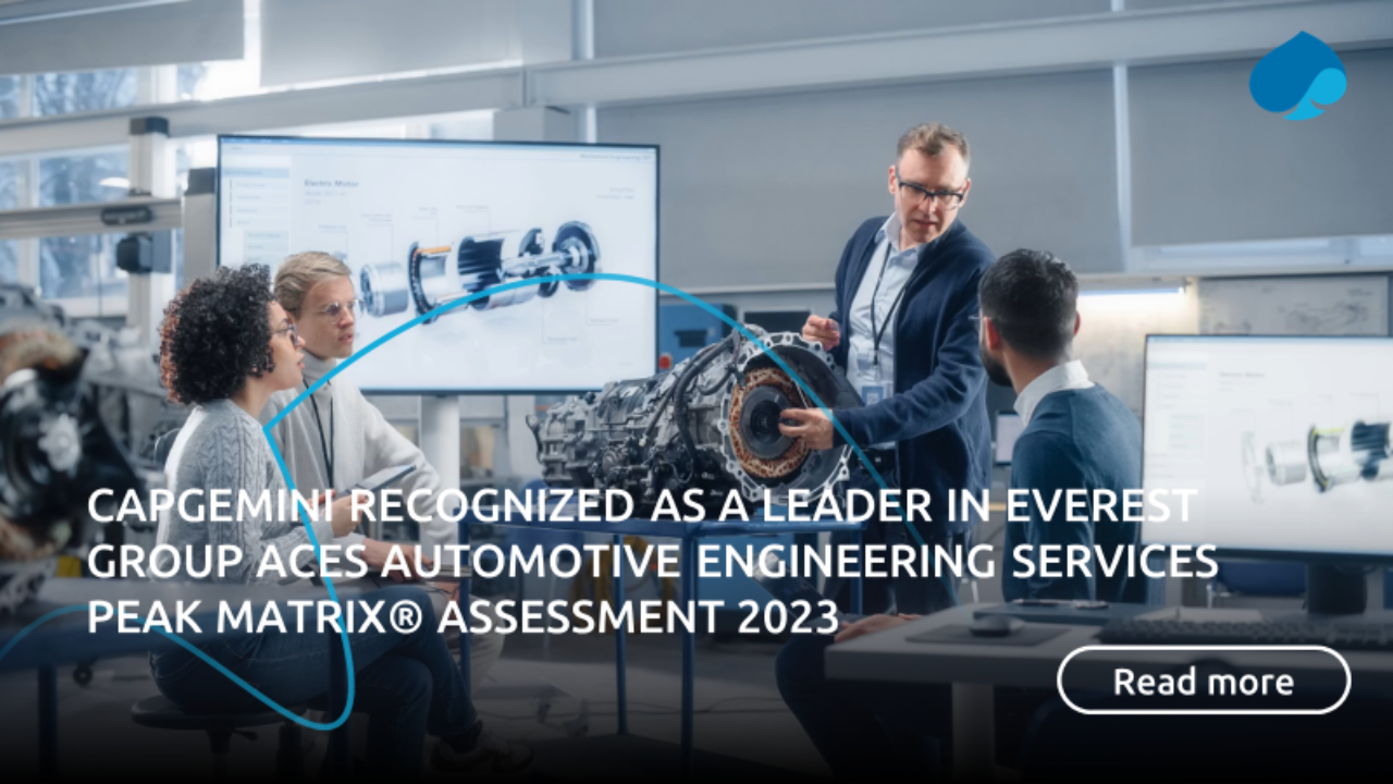 Capgemini recognized as a Leader in Everest Group ACES Automotive ...
