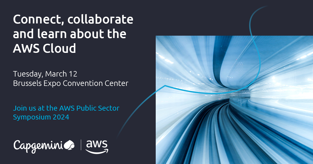 AWS public sector symposium - Capgemini