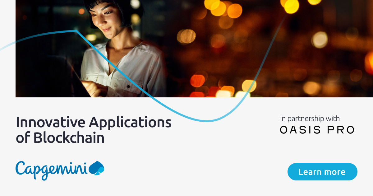 Deep dive into the innovative applications of blockchains - Capgemini