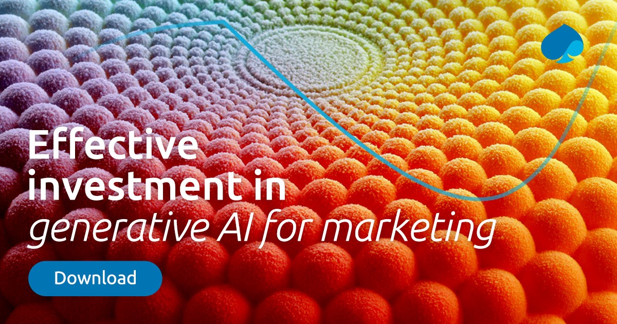 Effective investment in generative AI for marketing - Capgemini