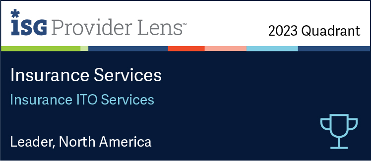 Capgemini is recognized as a Leader in ISG Provider Lens™ for Insurance ITO Services 2023 for ...