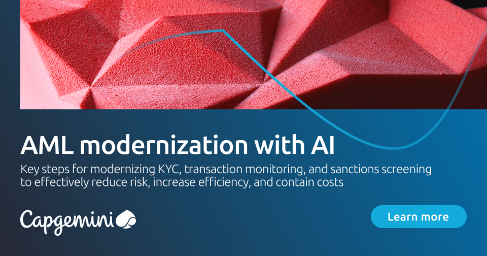 AML modernization with AI - Capgemini Australia