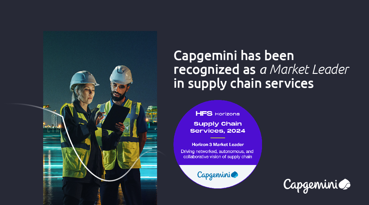 HFS Research recognizes Capgemini as Market Leader in Supply Chain ...