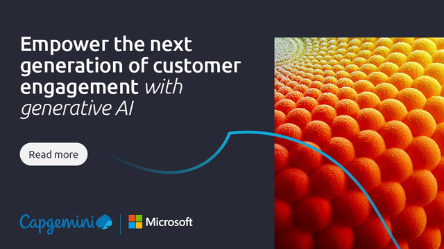 Empower the next generation of customer engagement with generative and ...