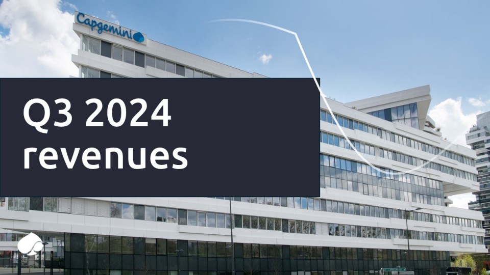 Capgemini Q3 2024 revenues - Capgemini UK